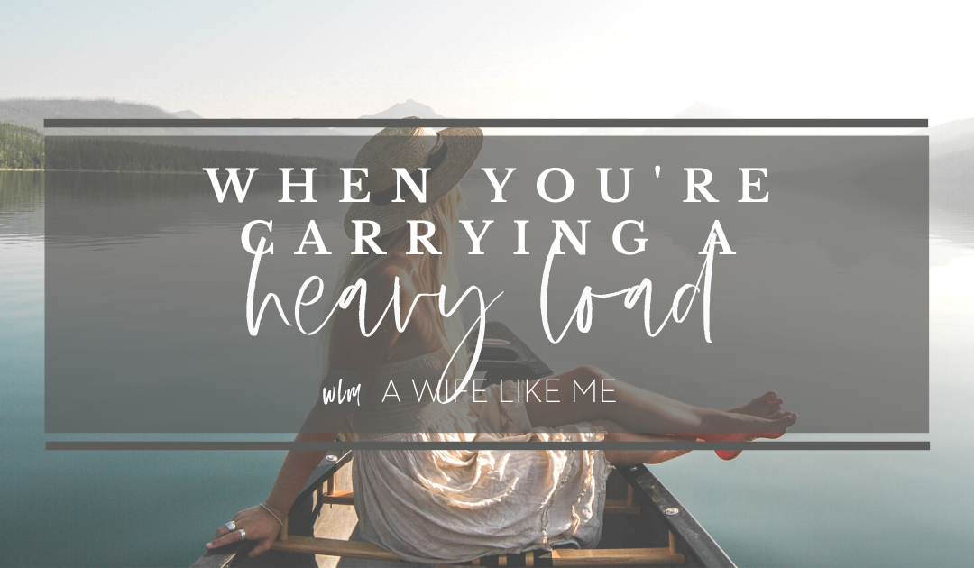 When You’re Carrying A Heavy Load - Kristin Milner - A Wife Like Me
